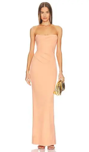 MICHAEL COSTELLO X Revolve Briggs Gown - Peach