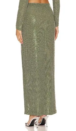 CAMILA COELHO Martin Sequin Maxi Skirt