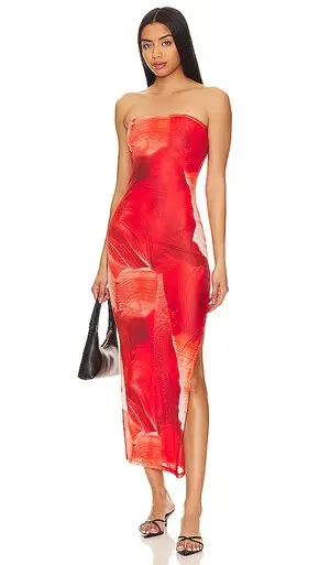 MORE TO COME Jamila Maxi Dress - Red