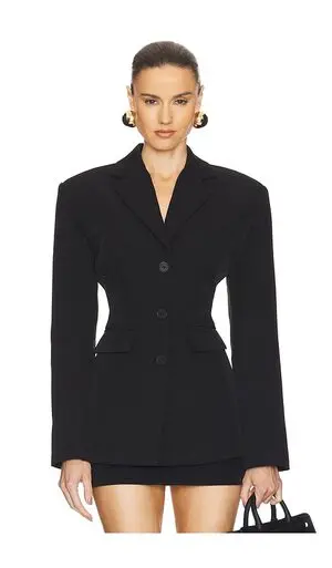 HELSA Recycled Twill Curve Jacket - Black