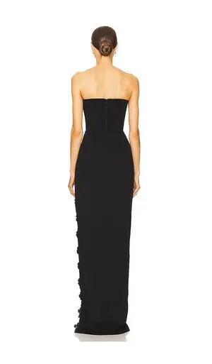 SAU LEE Florence Gown - Black