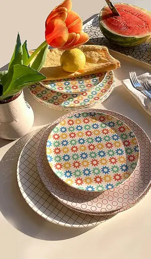 XENIA TALER Little Star Side Plates Set Of 4 - Multi