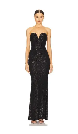 NOOKIE Lumiere Gown - Black