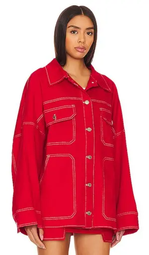 BY.DYLN X Revolve Cooper Jacket - Red