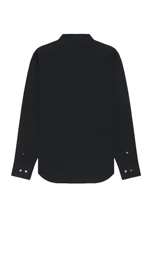 Theory Sylvain Structure Knit Shirt In . Also - Black