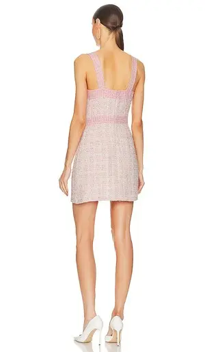 Amanda Uprichard Archie Dress - Pink