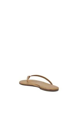 Tkees Leather Foundations Matte Flip Flop - Brown