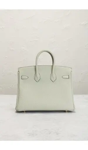 FWRD RENEW Hermes Clemence Birkin 25 Handbag - Mint