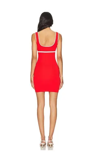 Amanda Uprichard Knit Mini Dress With Tie Detail
