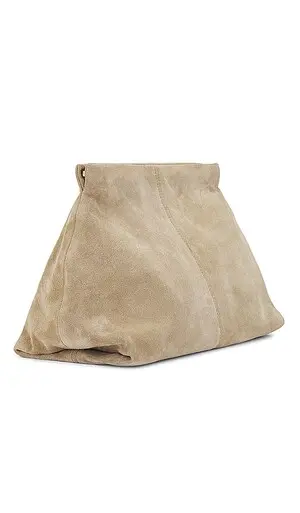 FLATTERED Suede Clay Bag - Tan