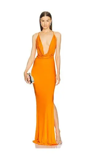 MICHAEL COSTELLO X Revolve Raquel Gown - Orange