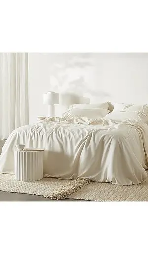 ETTITUDE Linen+ Duvet Cover - White