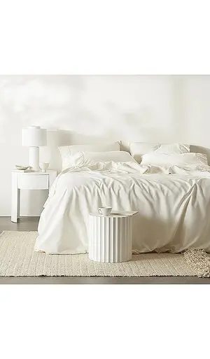 ETTITUDE Linen+ Duvet Cover - White