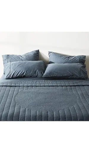 ETTITUDE King/cal King Linen+ Coverlet