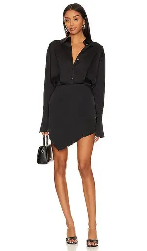 L'academie Aurelie Mini Dress - Black