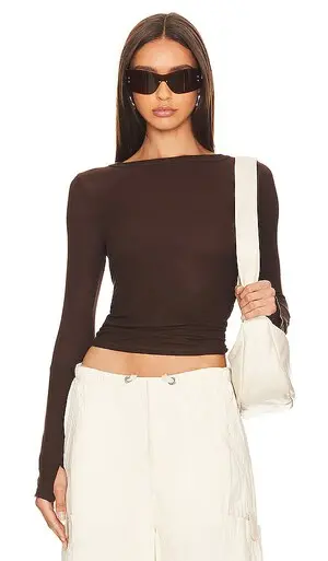 Michael Lauren Sorento Snap Cuff Top