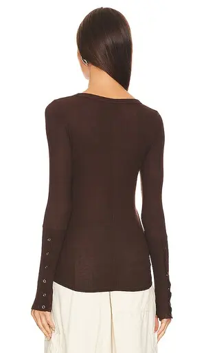 Michael Lauren Sorento Snap Cuff Top