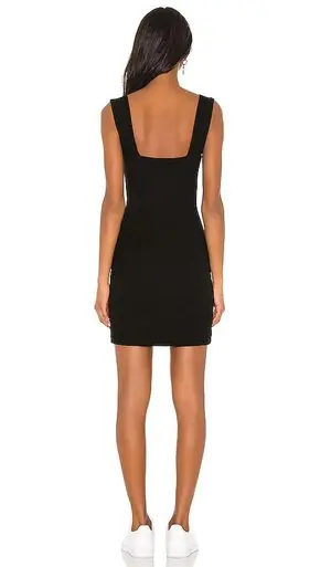 Michael Lauren Tony Ribbed Knit Dress
