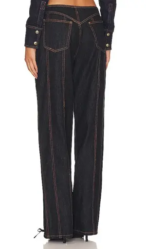 Lioness Daydream Tie Up Jeans