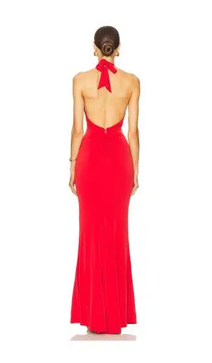 NOOKIE Illegal Halter Gown - Red