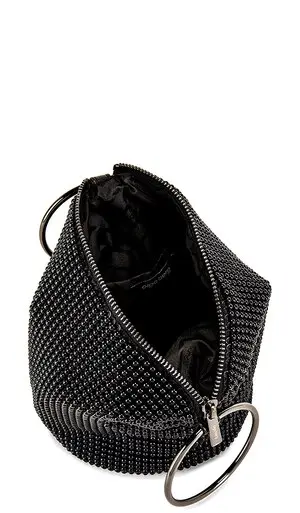 OLGA BERG Bianca Ball Mesh Handle Bag