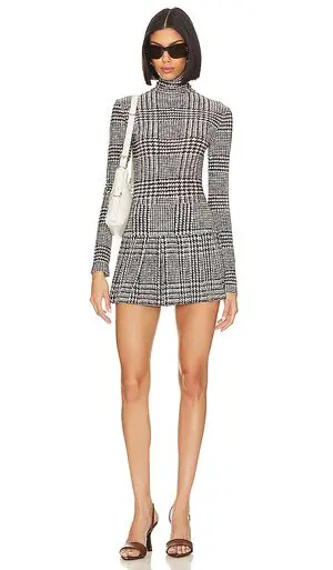 Norma Kamali Pleated Micro Skirt