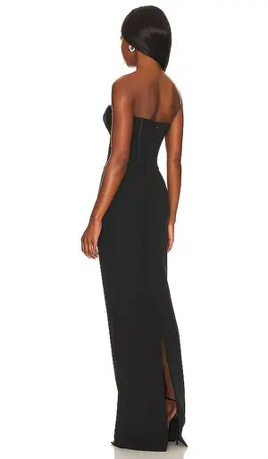 Retrofete Luna Strapless Corset Maxi Dress