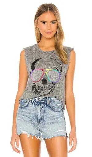 Lauren Moshi Kel Graphic Tank