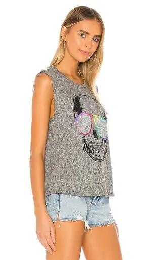 Lauren Moshi Kel Graphic Tank