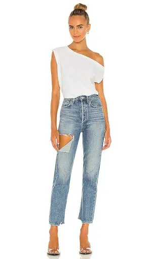 Norma Kamali Drop Shoulder Top