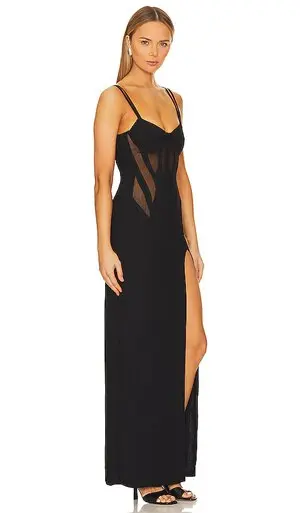 Nbd Estrella Maxi Dress With Slit