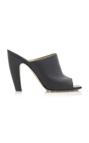 Bottega Veneta Lagoon Leather Mule Sandals