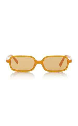 Miu Miu Square Frame Acetate Sunglasses - Orange