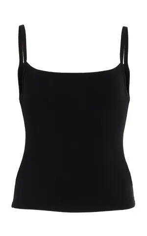 Eterne 90's Jersey Tank Top - Black