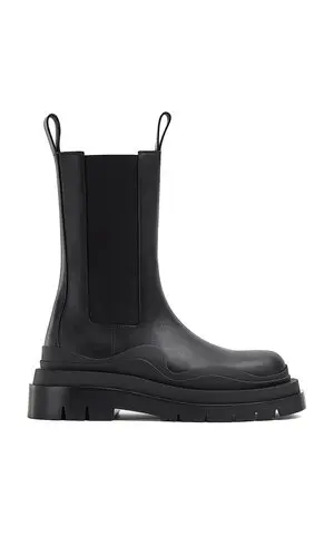 Bottega Veneta The Tire Leather Boots - Black