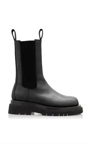 Bottega Veneta The Lug Leather Boots - Black