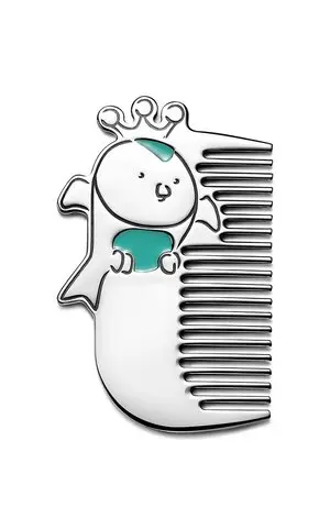 Tiffany & Co. Sterling Silver Enamel Baby Comb - Multi