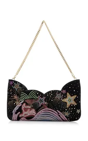 CHRISTIAN LOUBOUTIN Hot Chick Starlight Strass Baguette