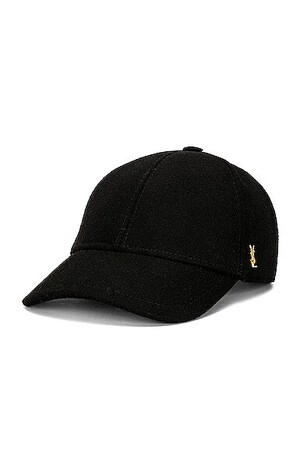 Saint Laurent Felt Baseball Cap