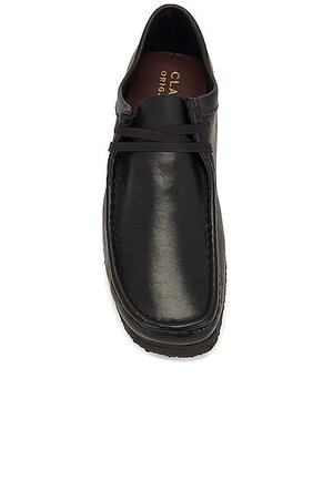 Clarks Wallabee Lace Up Shoes - Black