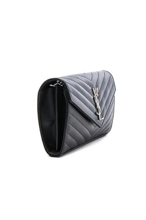 Saint Laurent Monogramme Chain Wallet Bag - Black