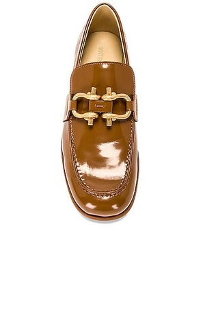 Bottega Veneta Madame Loafers - Cognac