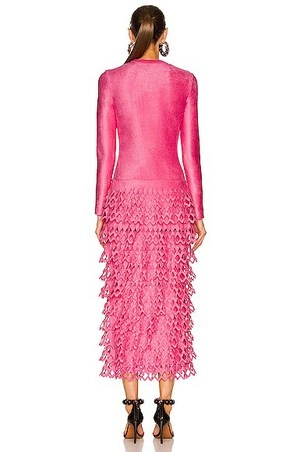Alaïa Long Velvet Dress