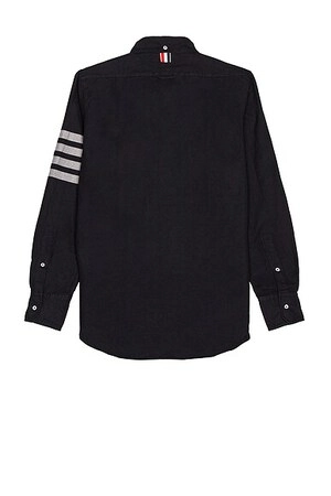 Thom Browne Straight Fit Bar Shirt