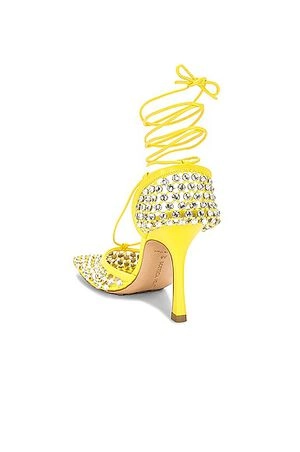Bottega Veneta Stretch Lace Up Sandal - Lighthouse