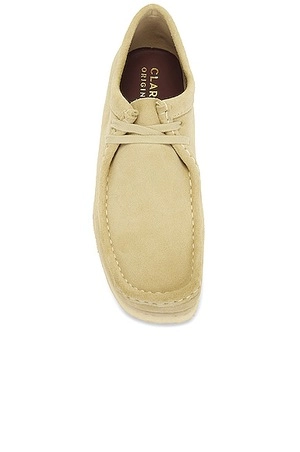 Clarks Wallabee Suede Shoes - Maple Suede