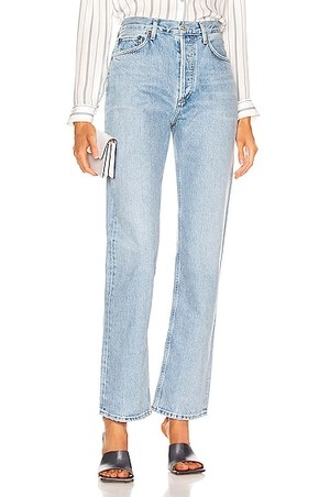 AGOLDE Lana Straight Jeans - Riptide