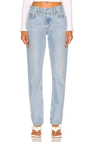 AGOLDE Lyle Low Rise Slim Jeans - Switch
