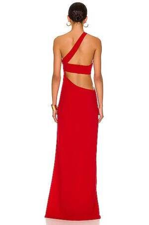 MONOT One Shoulder Gown With Cut-out Detail