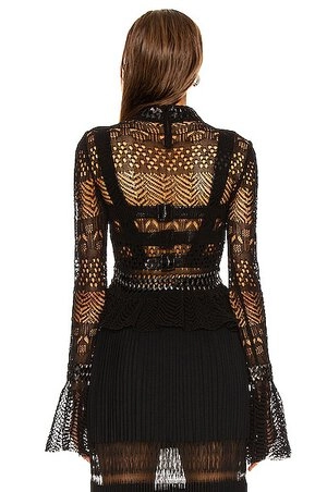Alaïa Fitted Long Sleeve Top